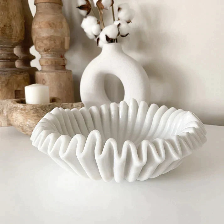 Buy Marble Bowls, Marble Fruit Bowls, Fluted Marble Bowls In USA – Le ...
